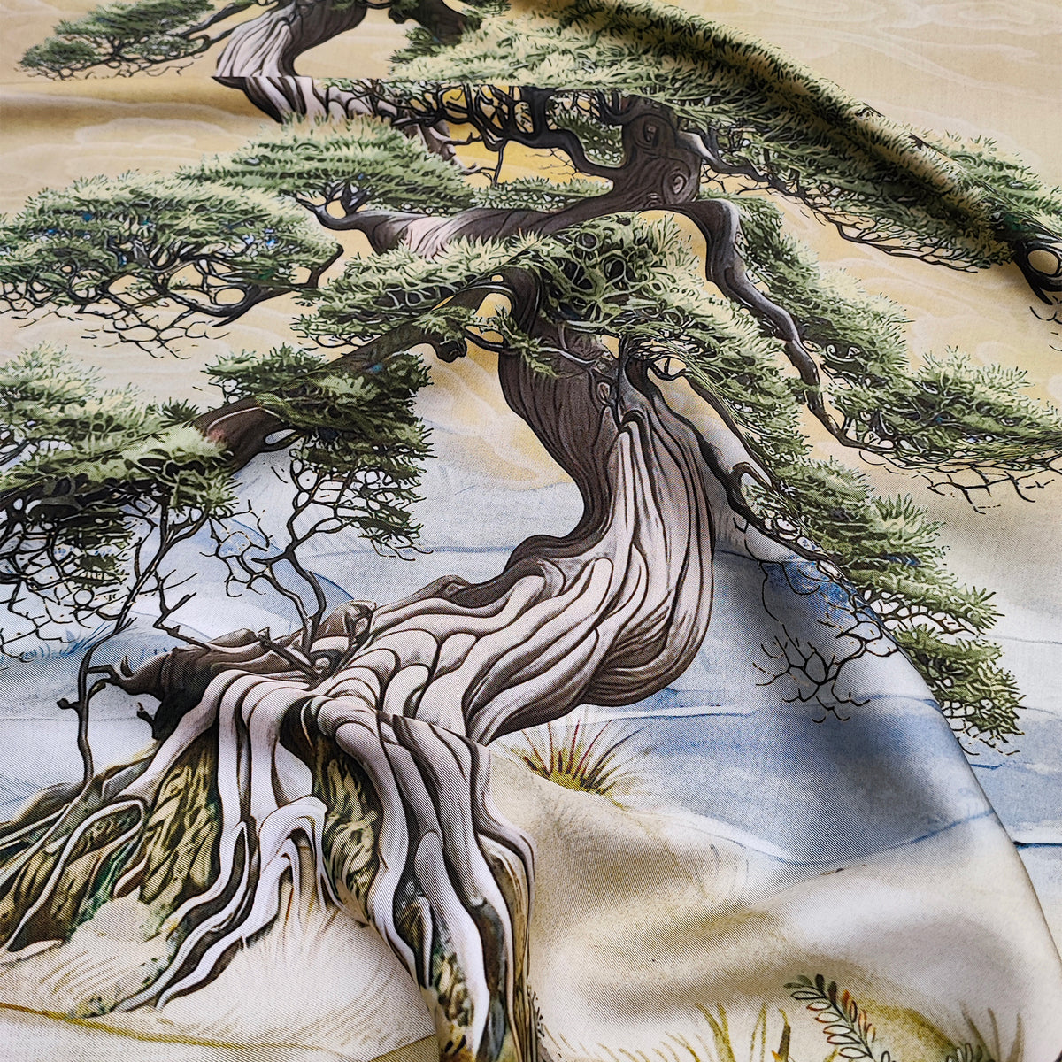 Japanese tree pattern fabric – Provasoli Tessuti Srl